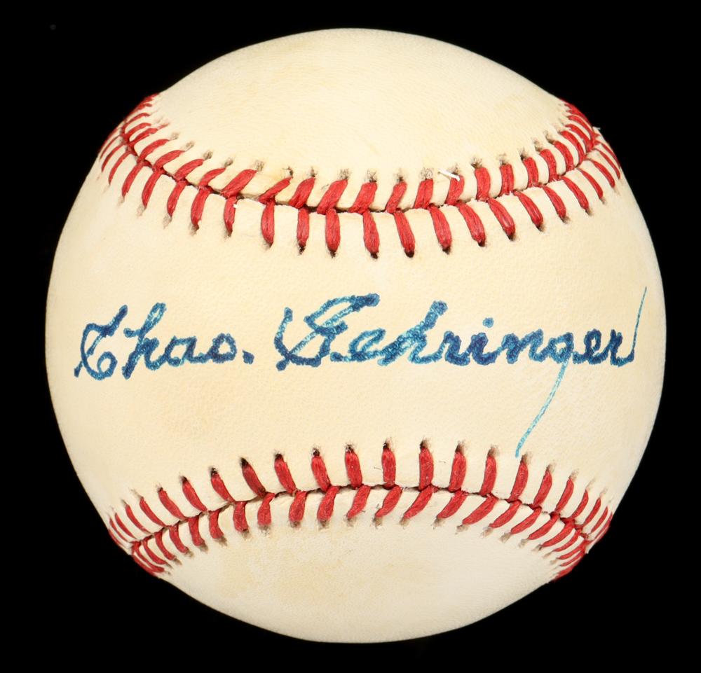 Charles "Chas" Gehringer Signed OAL Baseball (JSA) | Pristine Auction
