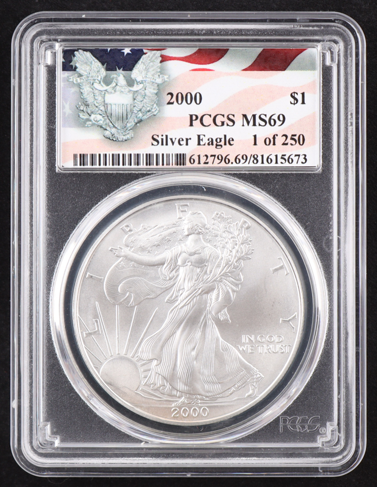 2000 American Silver Eagle - Numbered 1 of 250 (PCGS MS69) | Pristine Auction