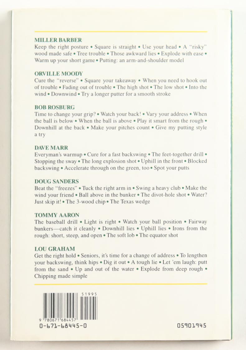 Miller Barber, Orville Moody & Tommy Aaron Signed "Top Tips From Senior ...