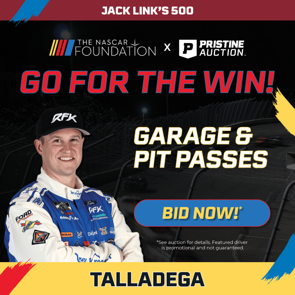NASCAR Garage & Pit Passes for the Jack Link's 500 | Talladega (April 25-27, 2025) | Pristine ...