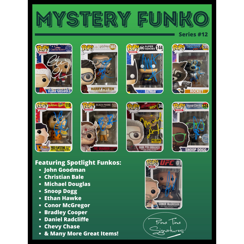 Prime Time Signatures - Signed Funko Mystery Box - Series 12 | Pristine ...