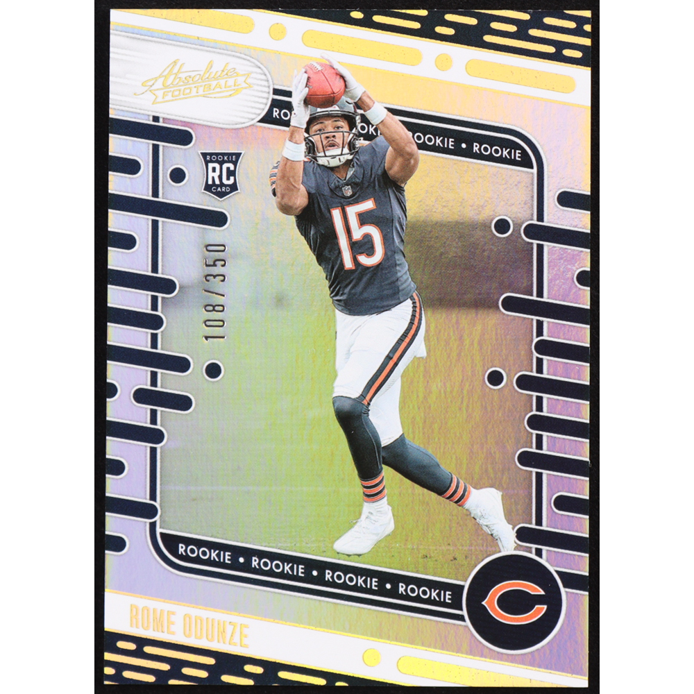 Rome Odunze 2024 Panini Absolute Spectrum #109 #108/350 RC | Pristine ...