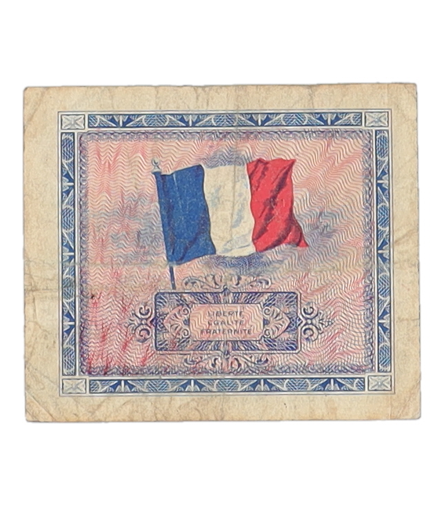 1944 France / WW2 Allied Military Occupation Currency Note - 10 Francs ...
