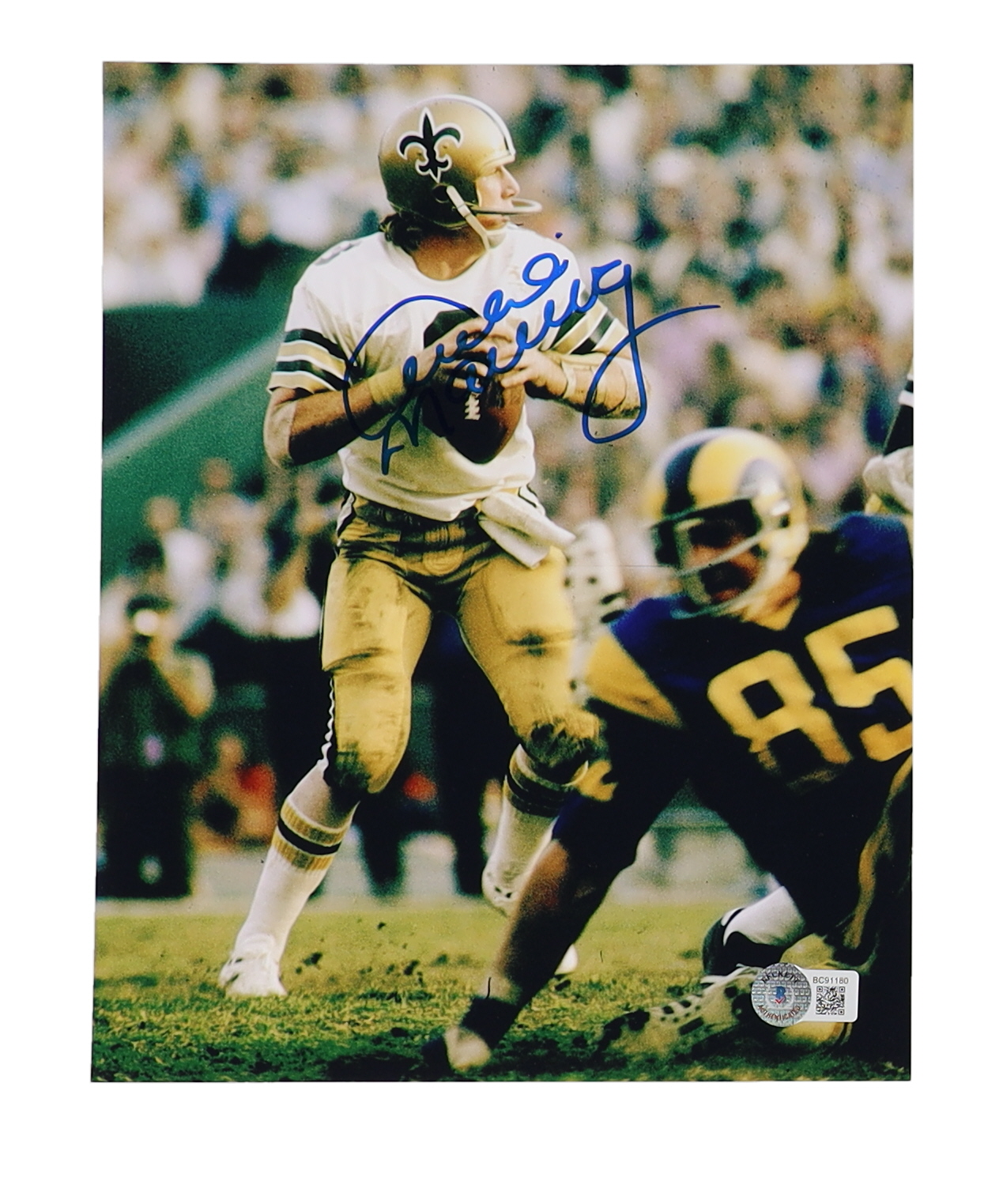 Archie Manning Signed Saints 8x10 Photo (Beckett) | Pristine Auction