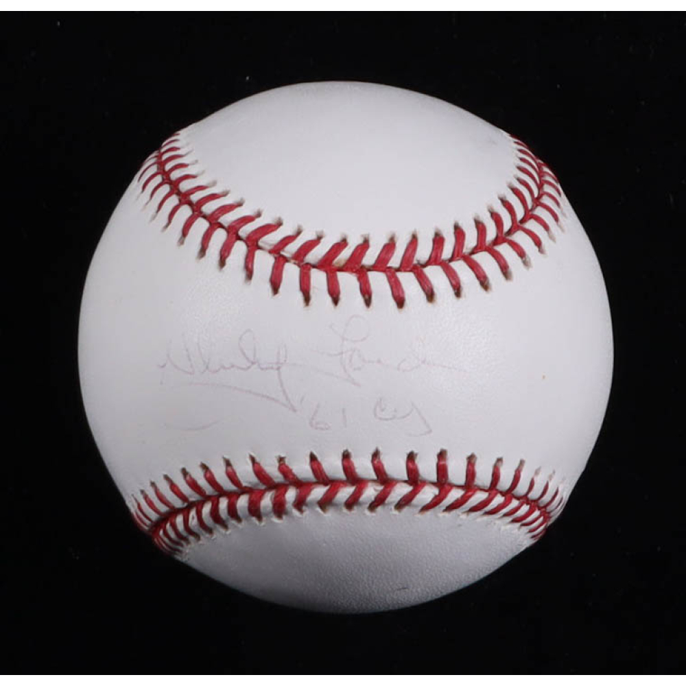 Whitey Ford Signed OML Baseball Inscribed "'61 Cy" (PSA) | Pristine Auction