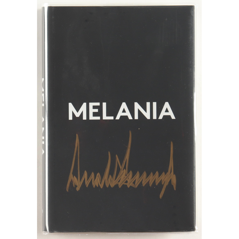 Donald Trump Signed "Melania" Hardcover Book (Beckett) | Pristine Auction
