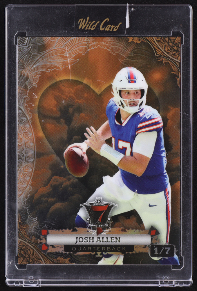 Josh Allen 2024 Wild Card 7 Card Draw #P7CEHJA3 #1/7 | Pristine Auction