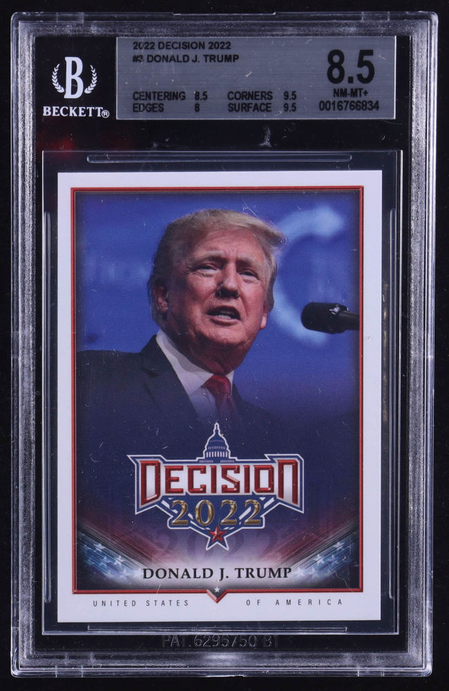 Donald J. Trump 2022 Decision 2022 #3 (BGS 8.5) | Pristine Auction