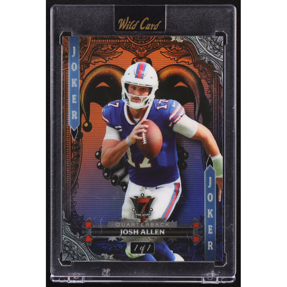 Josh Allen 2024 Wild Card 7 Card Draw Joker #7JWJA #1/1 | Pristine Auction