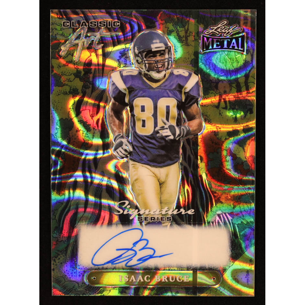 Isaac Bruce 2024 Leaf Metal Signature Series Classic Art Wave #CAIB1 #1 ...