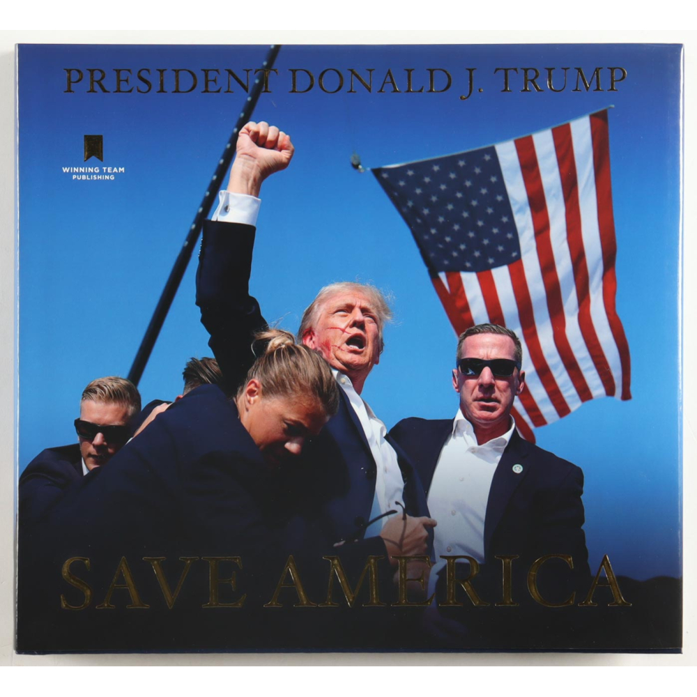 Donald Trump Signed "Save America" First Edition Hard-Cover Book (JSA ...