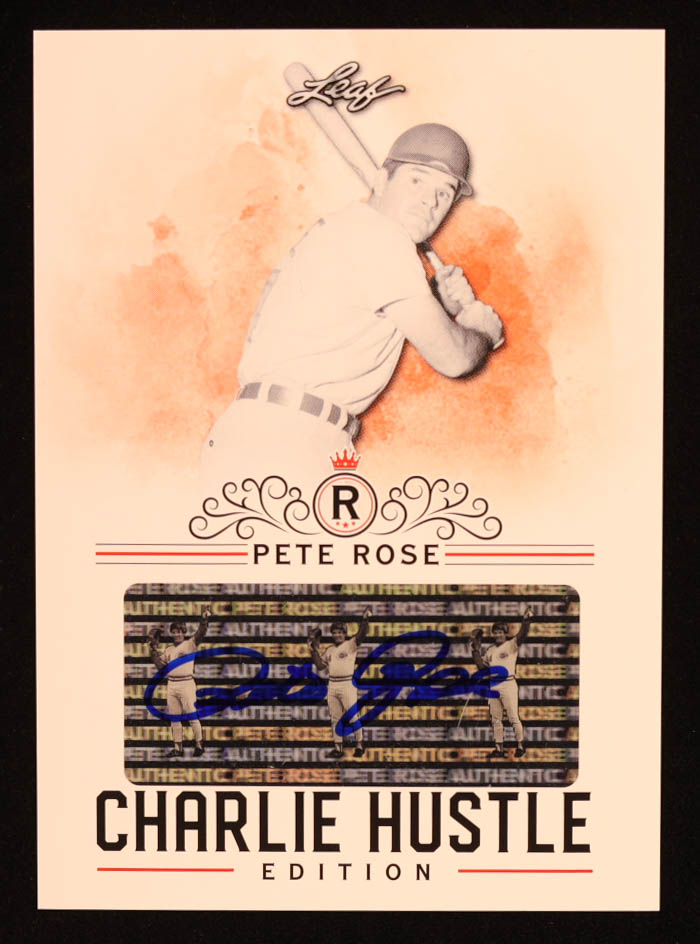 Pete Rose 2020 Leaf Pete Rose Charlie Hustle Edition Autographs #AU09 ...