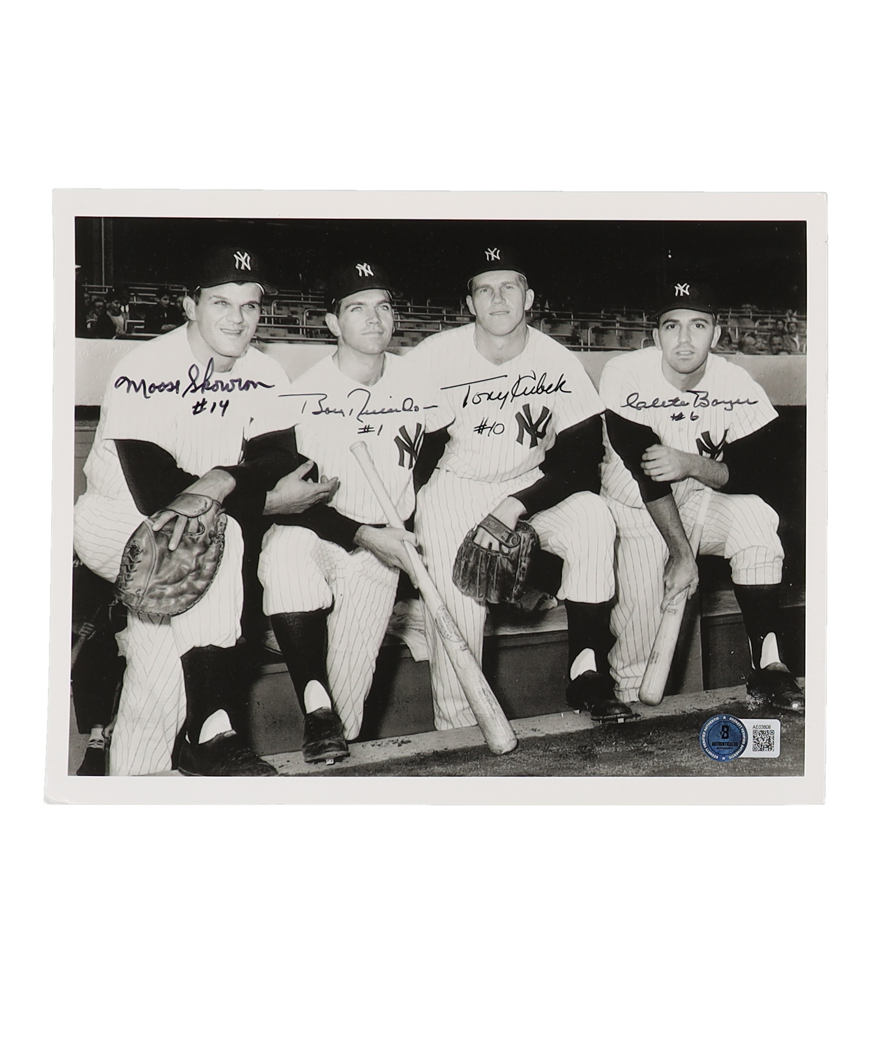 1961 Yankees Vintage 8x10 Photo Signed by Moose Skowron, Bobby ...
