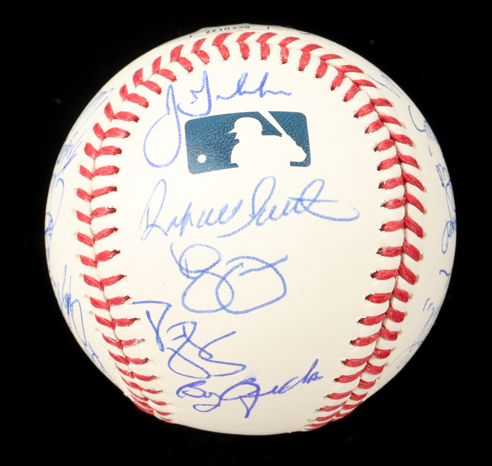 1986 Mets World Series Champs OML Baseball Signed by (23) with Darryl ...
