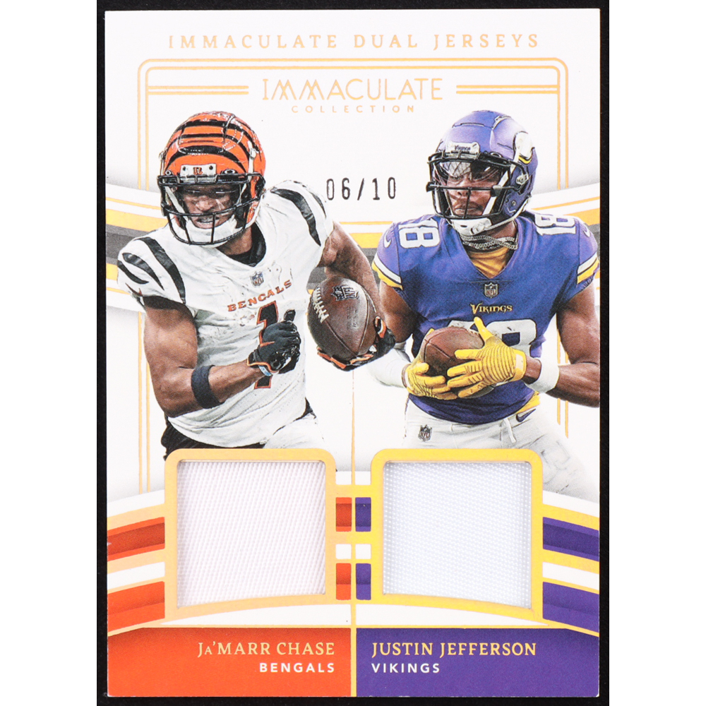 Ja'Marr Chase / Justin Jefferson 2023 Immaculate Collection Immaculate ...