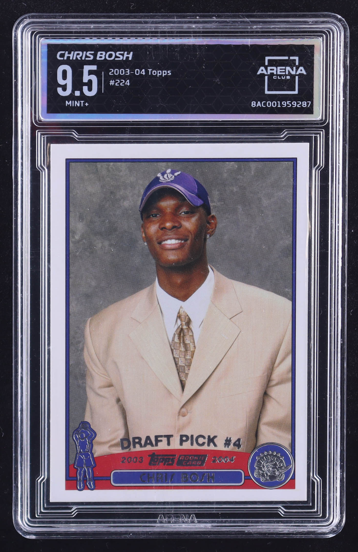 Chris Bosh 2003-04 Topps #224 RC (Arena Club 9.5) | Pristine Auction