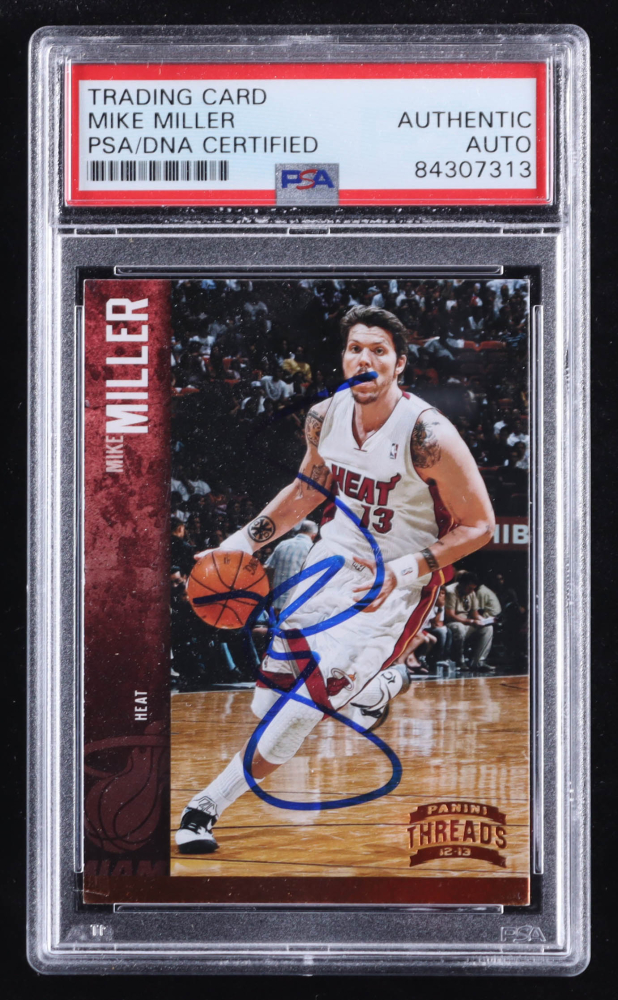 Mike Miller Signed 2012-13 Panini Threads #81 (PSA) | Pristine Auction