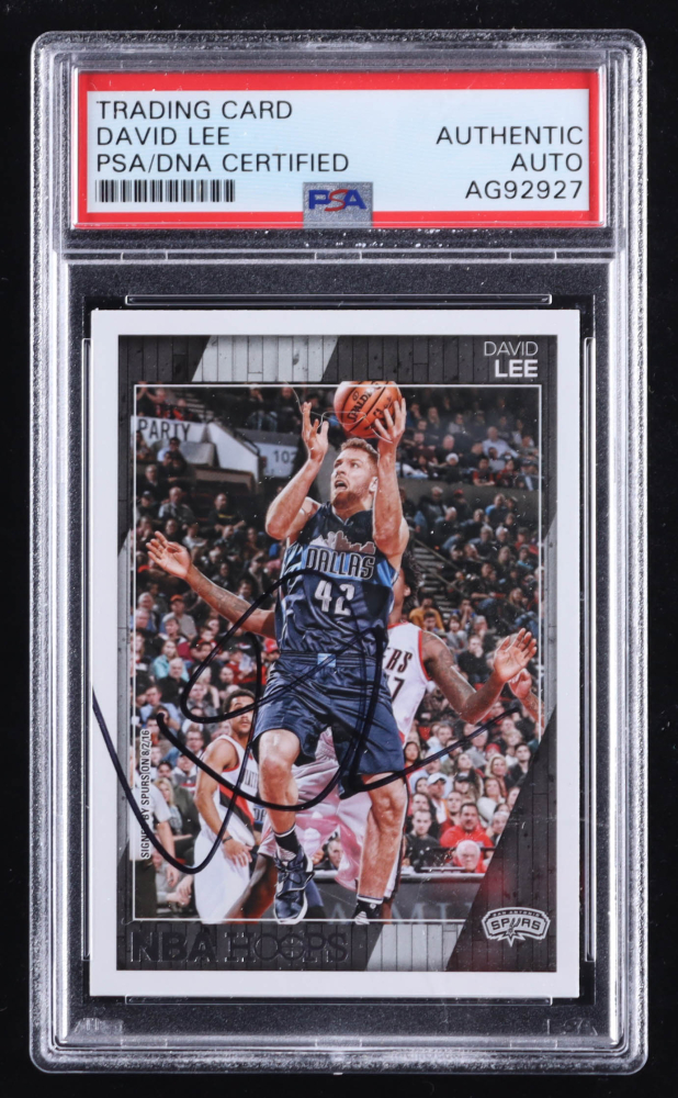 David Lee Signed 2016-17 Hoops #234 (PSA) | Pristine Auction