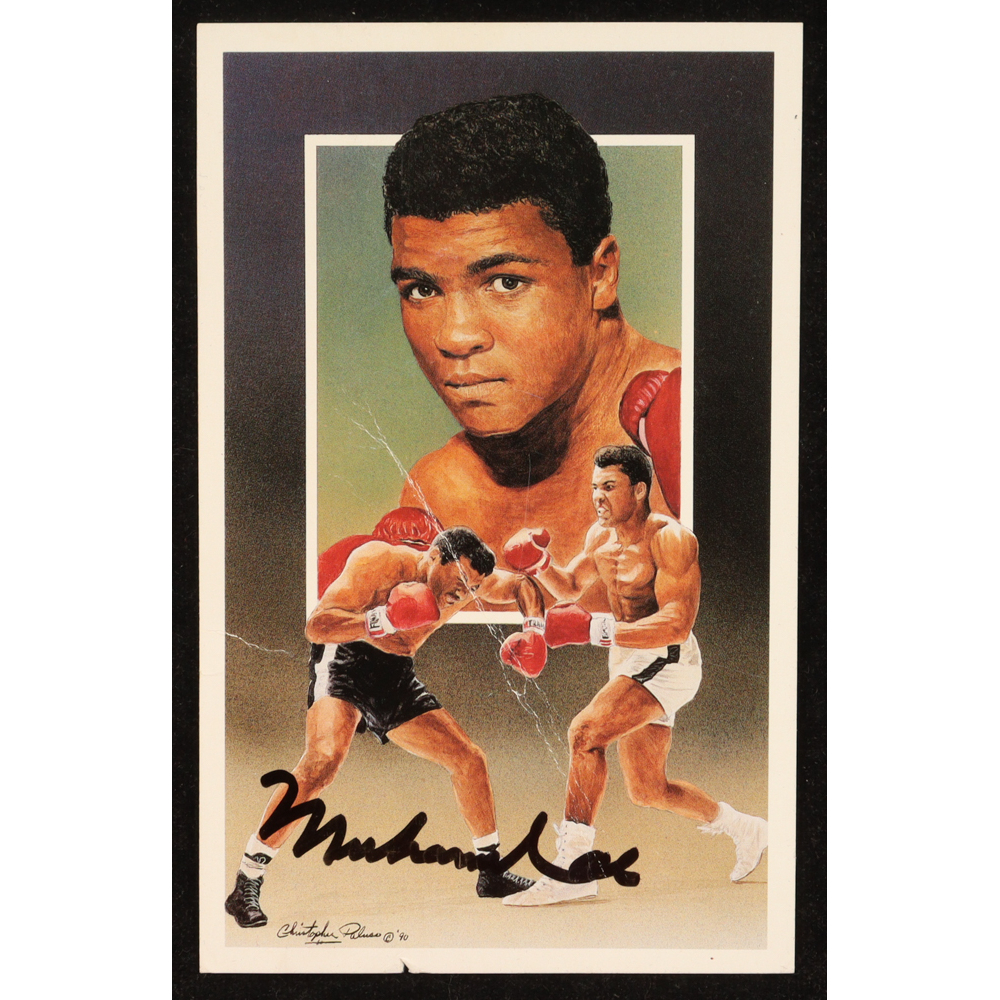 Muhammad Ali Signed Postcard (JSA) | Pristine Auction