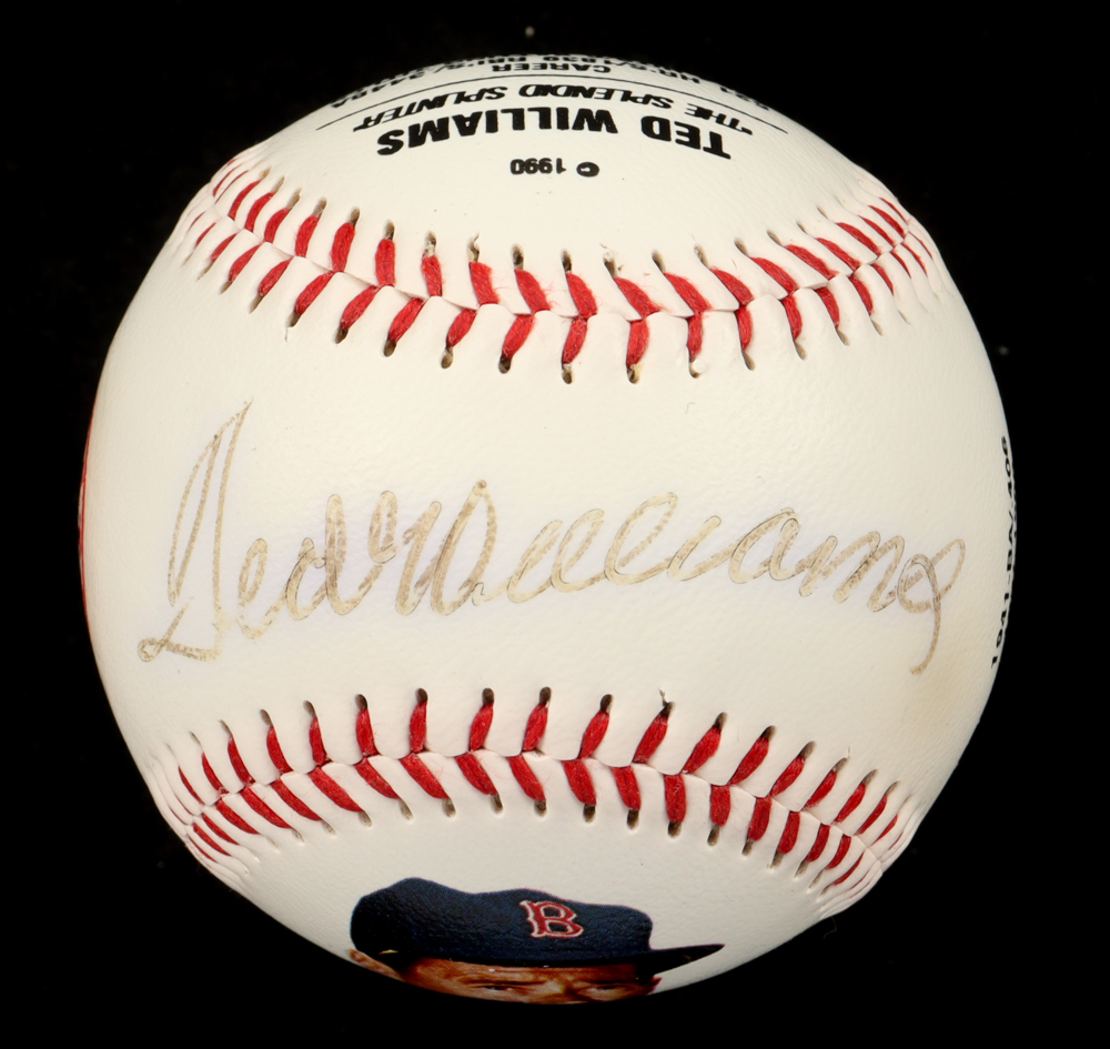 Ted Williams Signed LE Red Sox Commemorative Baseball (Fotoball ...
