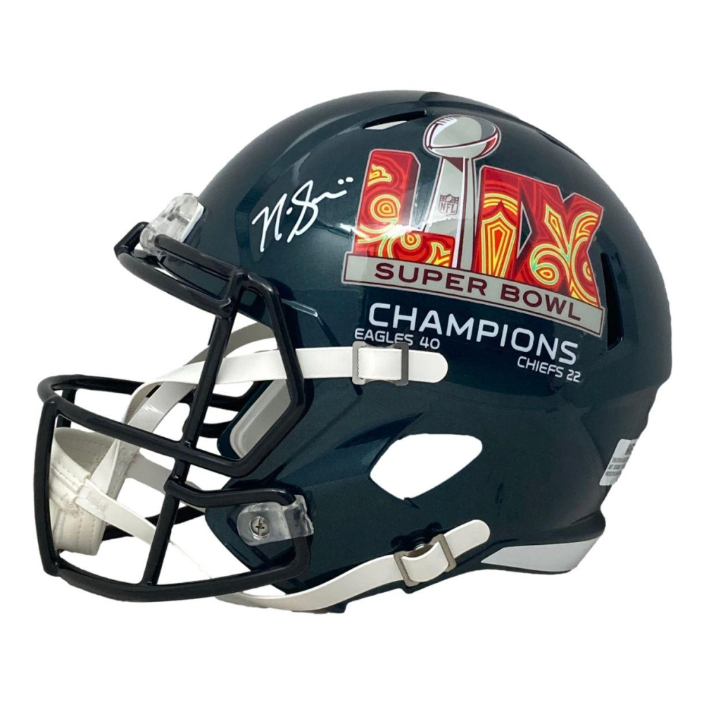 Nick Sirianni Signed Eagles Super Bowl LIX Full-Size Speed Helmet ...