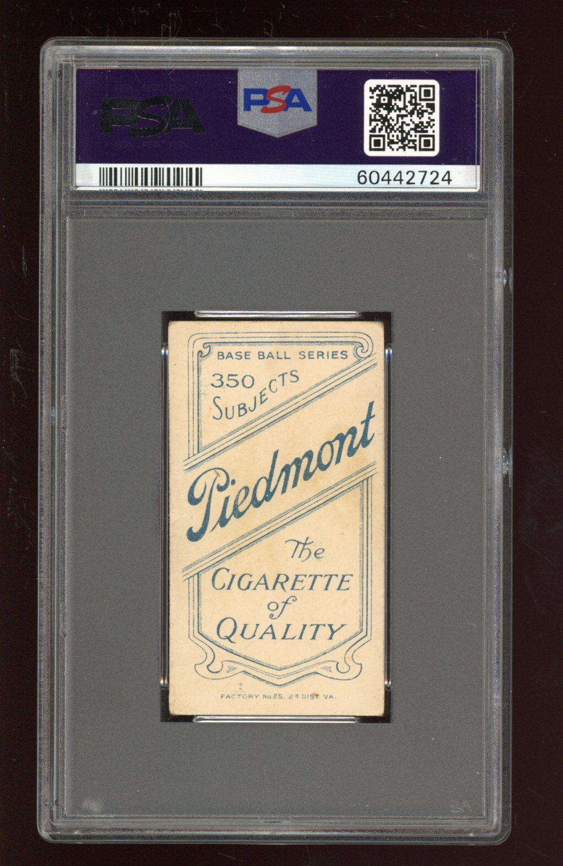 Jimmy Slagle Piedmont 350 1909-11 T206 (PSA 2.5) | Pristine Auction