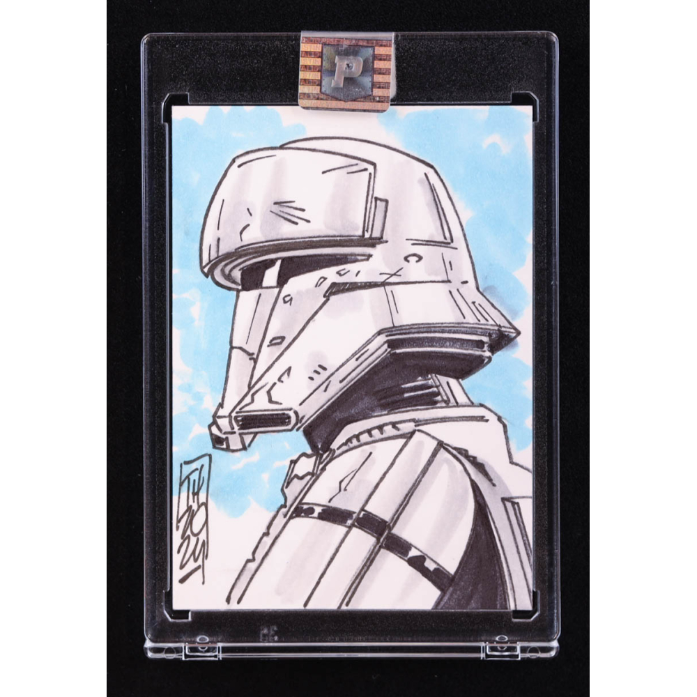 Imperial Tank Trooper | Star Wars | Original Art Sketch Card by Tom ...