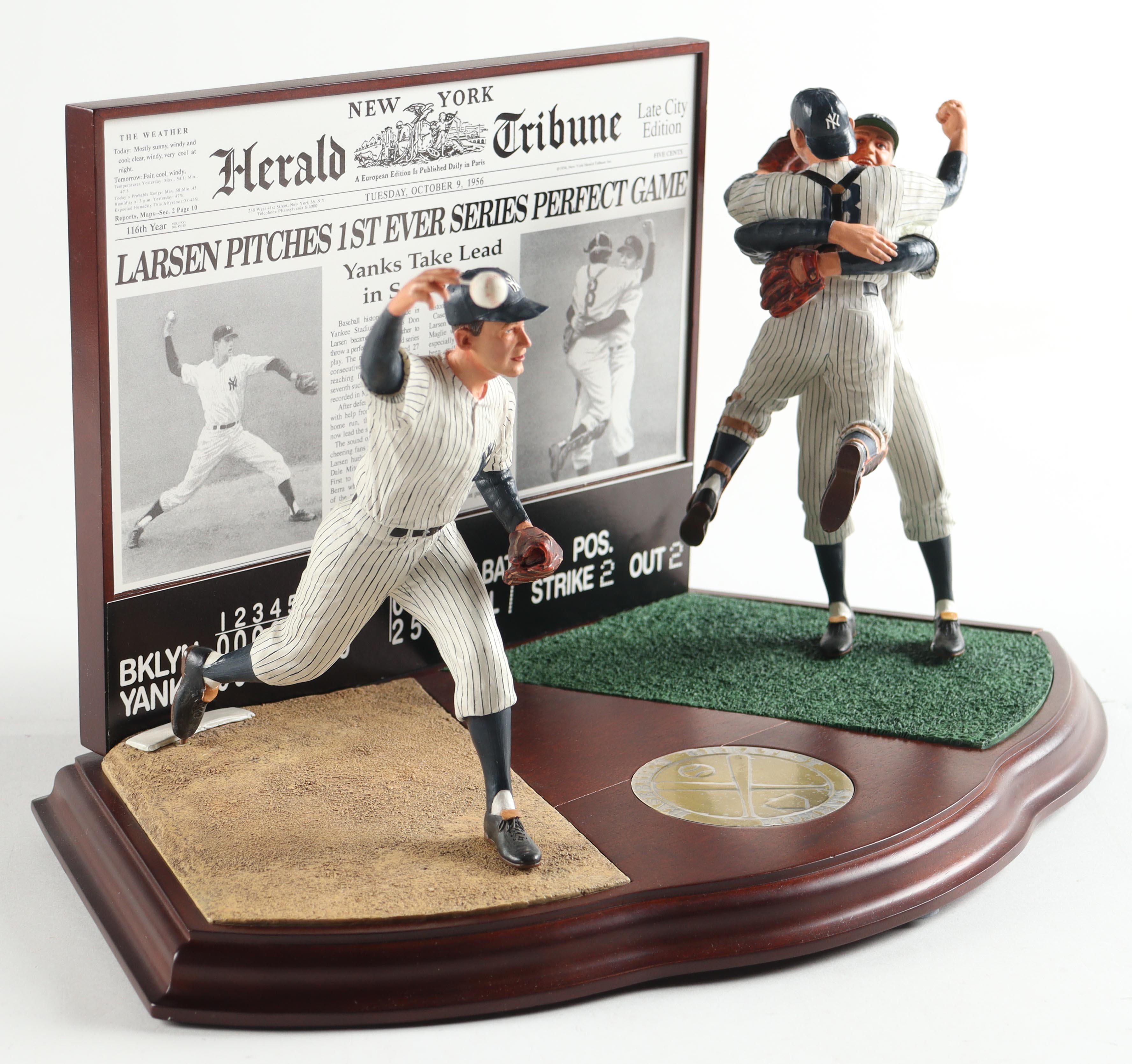 Don Larsen & Yogi Berra "Perfect Game" Danbury Mint Baseball's Greatest ...
