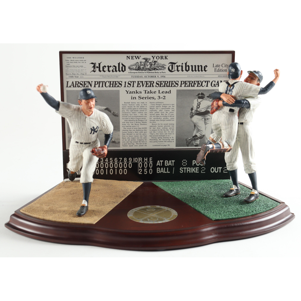 Don Larsen & Yogi Berra "Perfect Game" Danbury Mint Baseball's Greatest ...