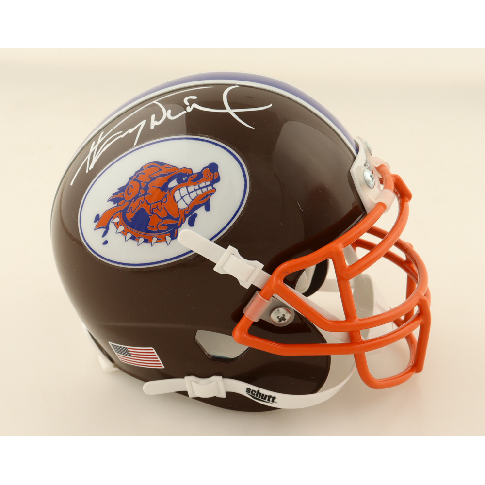 Henry Winkler Signed "The Waterboy" SCLSU Mud Dogs Mini Helmet ...