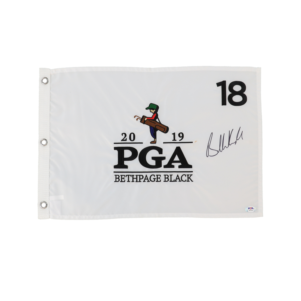 Brooks Koepka Signed 2019 PGA Championship Pin Flag (PSA) | Pristine ...