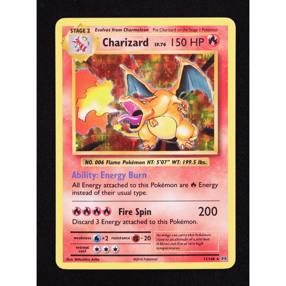 Charizard 2016 Pokemon XY Evolutions #11 HOLO | Pristine Auction