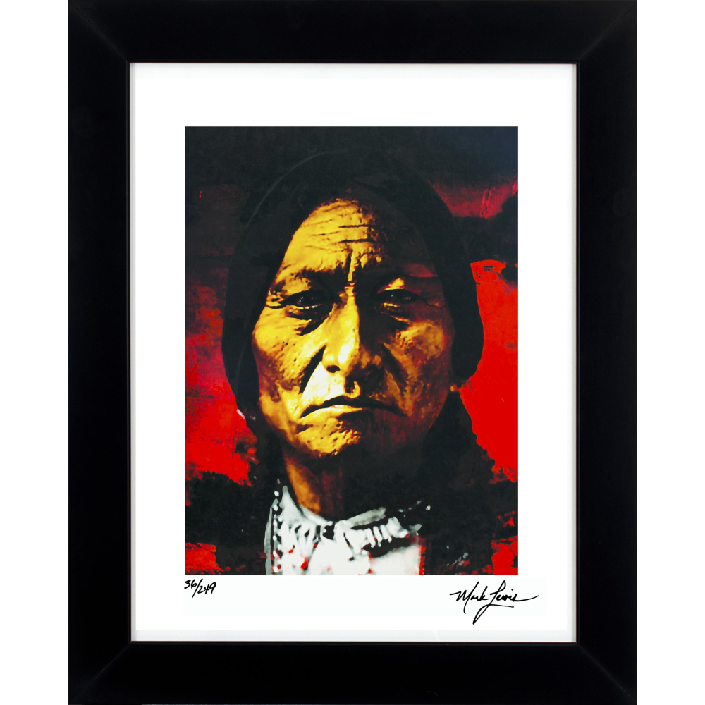 Mark Lewis Signed LE "Behold the Sun - Sitting Bull" Custom Framed ...