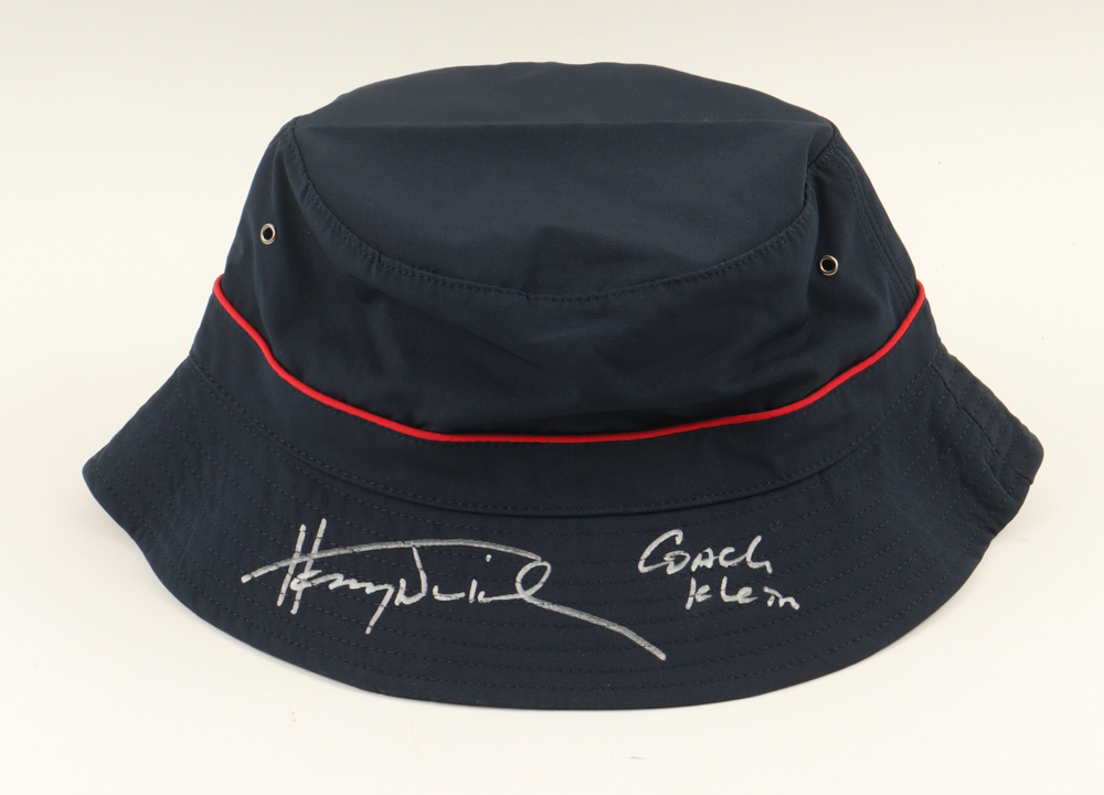 Henry Winkler Signed "The Waterboy" Bucket Hat Inscribed "Coach Klein ...