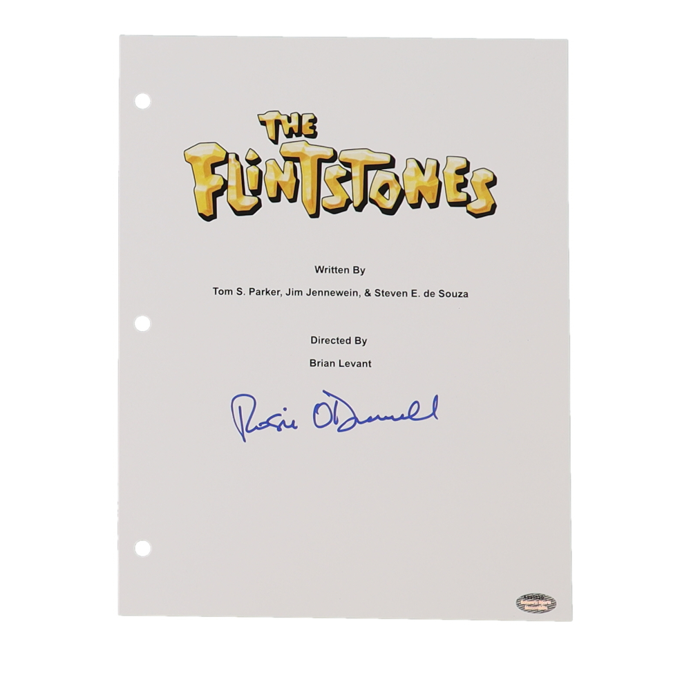 Rosie O'Donnell Signed "The Flintstones" Movie Script Cover Page ...