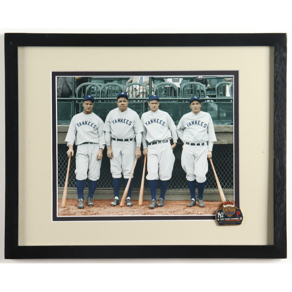 New York Yankees "Murderer's Row" Custom Framed Colorized Art Print ...