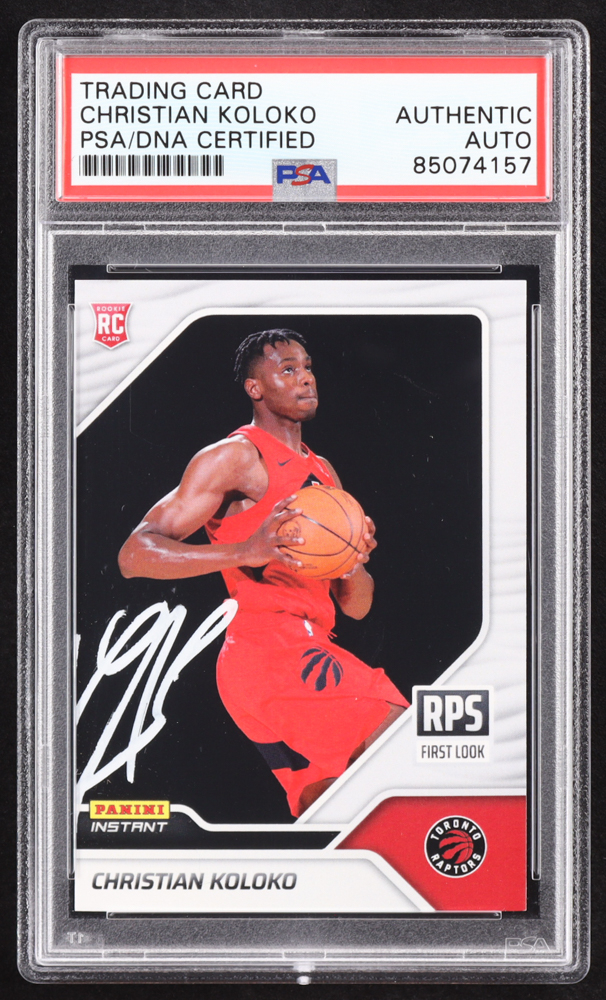 Christian Koloko Signed 2022-23 Panini Instant RPS First Look #RPS30 RC ...