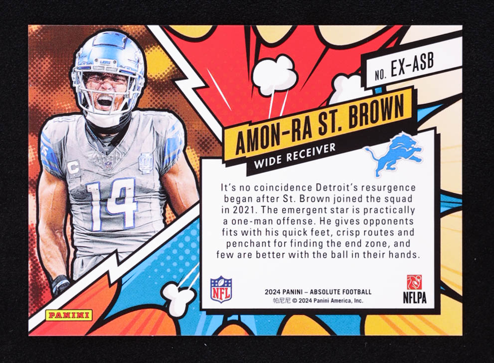 Amon-Ra St. Brown 2024 Absolute Explosive #41 | Pristine Auction