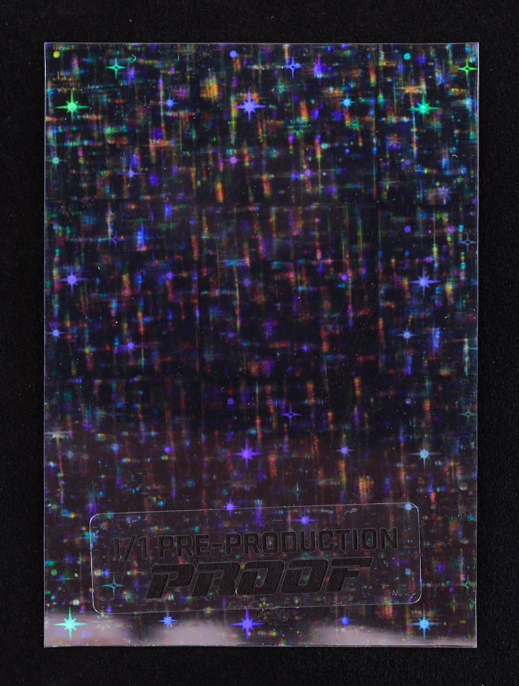 Travis Hunter 2023 Leaf Trinity Steel Pre-Production Proof Blue Stars ...