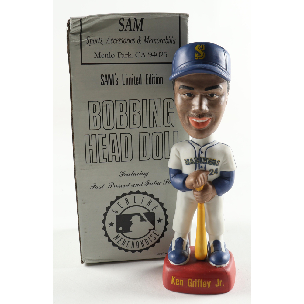 Ken Griffey Jr. Mariners SAM Bobblehead with MLB Box | Pristine Auction