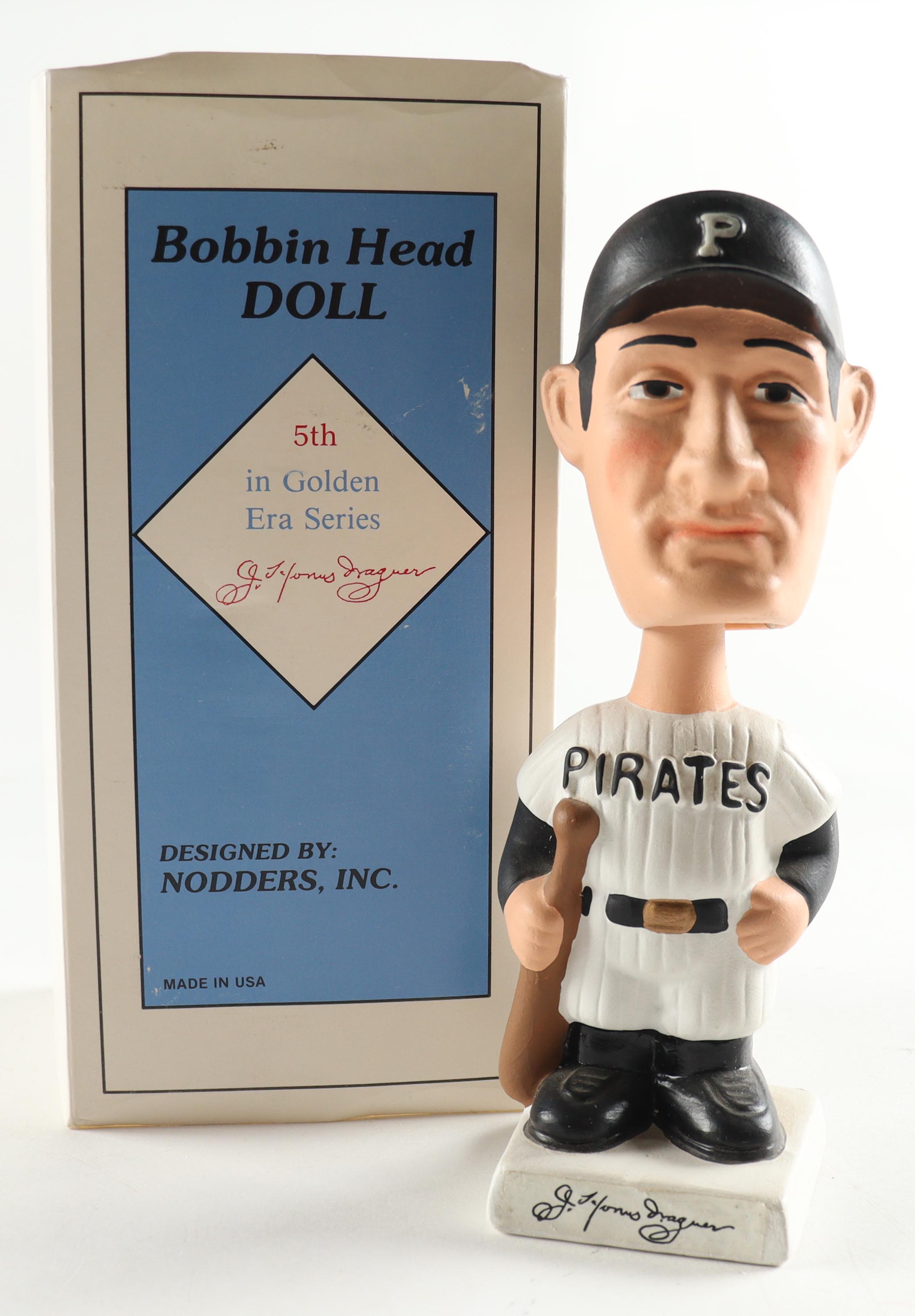 Honus Wagner Pirates Bobbin Head Doll Golden Era Series 5 Bobblehead ...