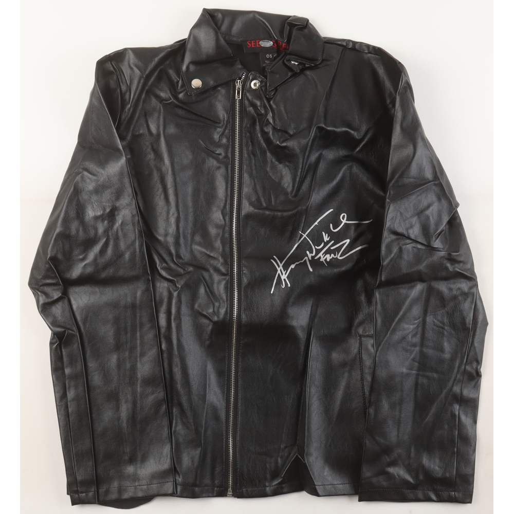 Henry Winkler Signed "Happy Days" T-Bird Leather Jacket Inscribed "Fonz ...