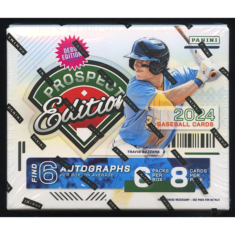 2024 Panini Prospect Edition Baseball Hobby Box | 6 Autographs Per Box ...