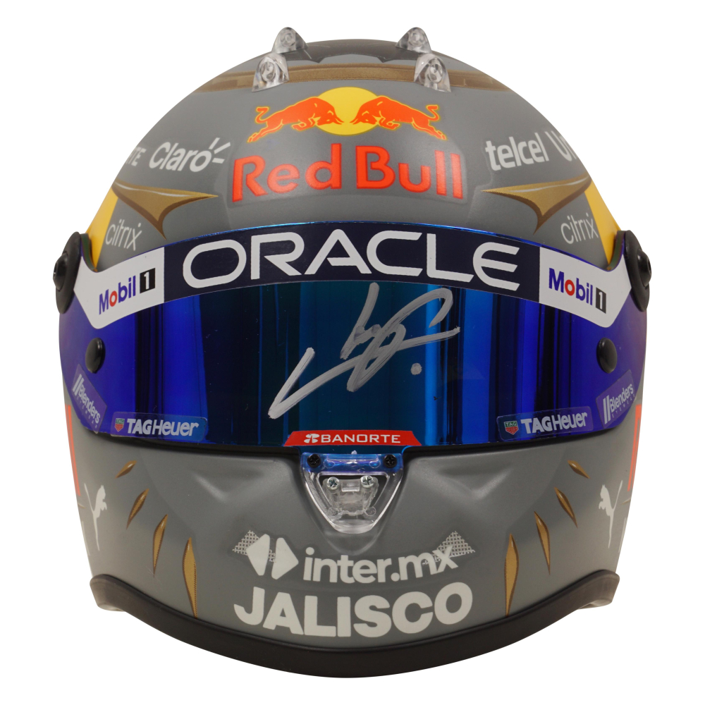 Sergio Perez Signed Brazil 2022 1:2 Scale Helmet (Beckett) | Pristine ...