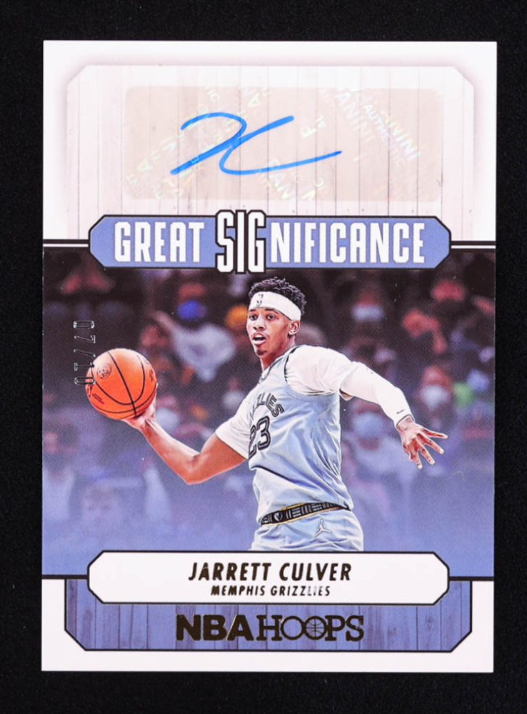 Jarrett Culver 2022-23 Hoops Great SIGnificance Gold #15 #07/10 ...