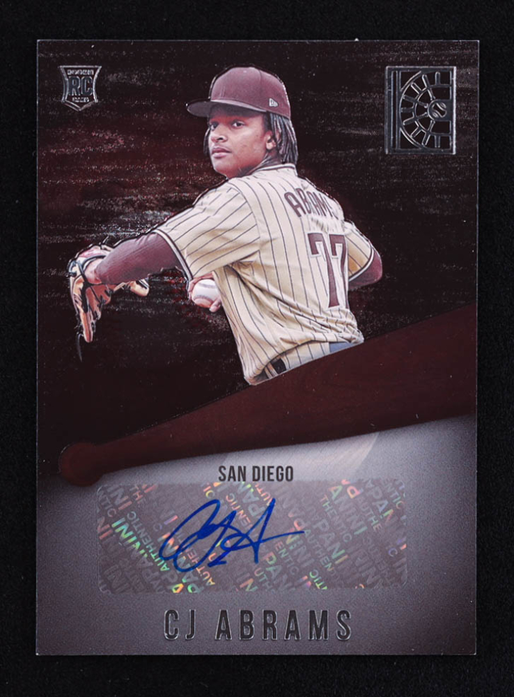 CJ Abrams 2022 Panini Capstone Rookie Autographs #18 RC | Pristine Auction