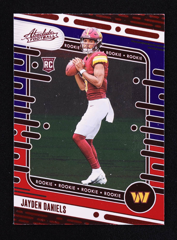 Jayden Daniels 2024 Absolute Red and Blue #102 RC | Pristine Auction