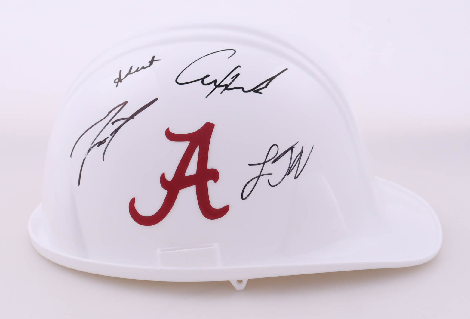 2024-25 Alabama Crimson Tide Hard Hat Signed By (9) with Mark Sears ...