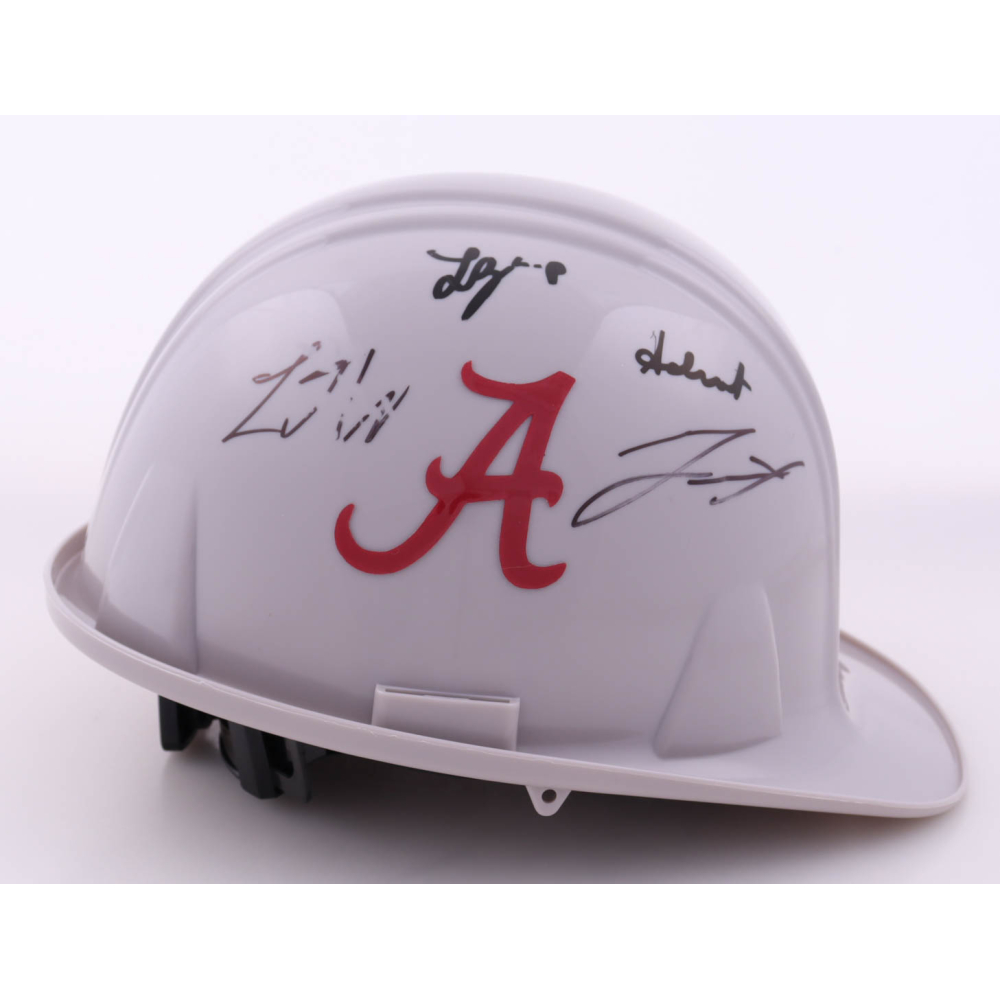 2024-25 Alabama Crimson Tide Hard Hat Signed By (9) with Mark Sears ...