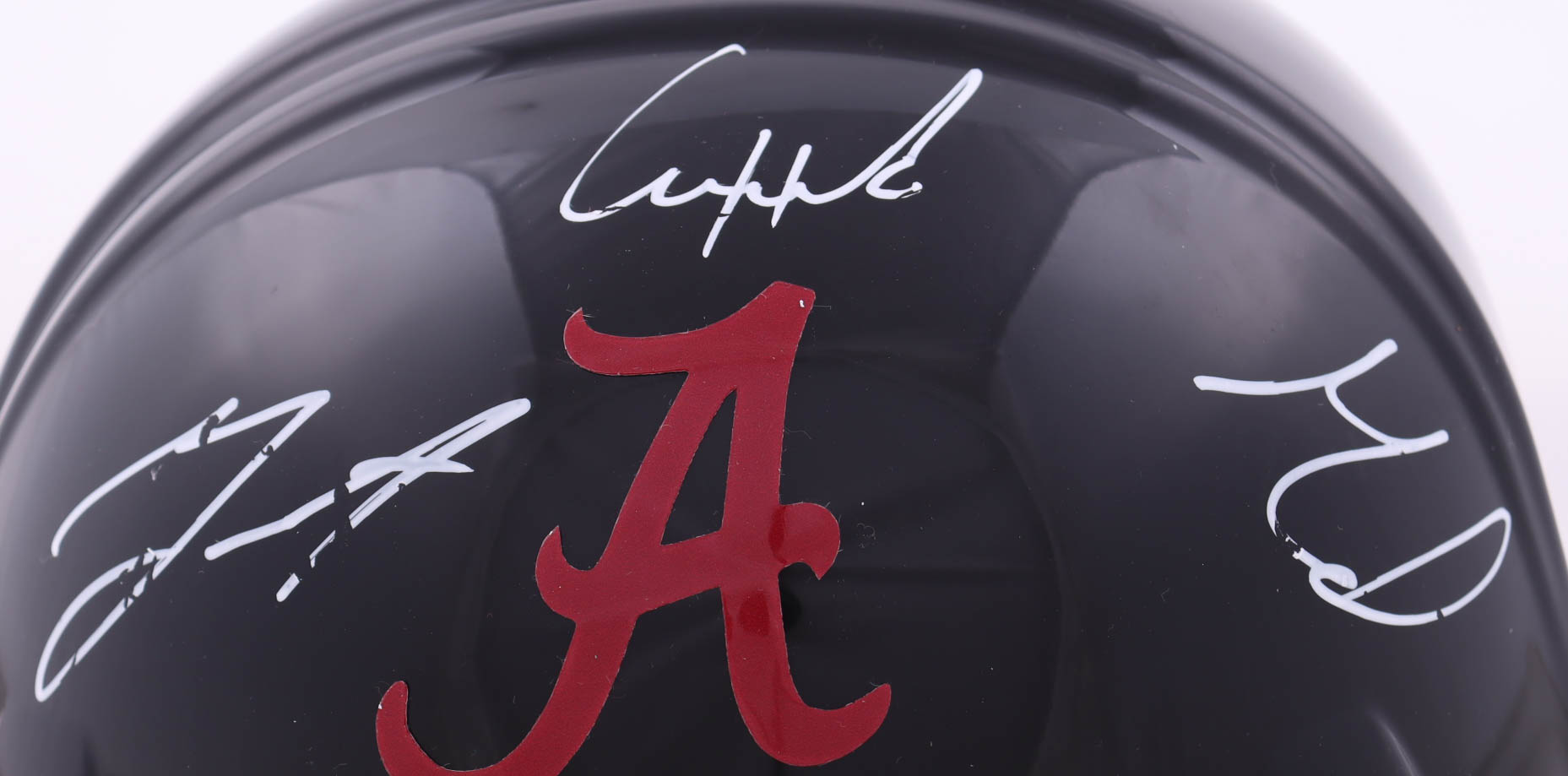 2024-25 Alabama Crimson Tide Hard Hat Signed By (9) with Mark Sears ...